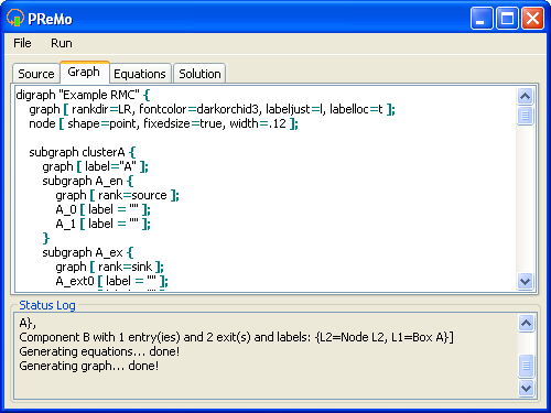 Graph generation and exporting as an image